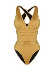 Smart Sculpt Plunge Cutout Swimsuit | Enhance Your Summer Look | Swim